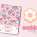 Watermelon Mini Cookie Cards: Sweet Summer Treats (digital Download) - Etsy
