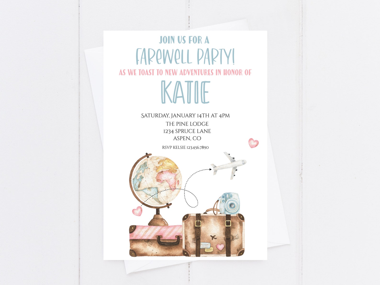 Farewell Party Invitation, Editable Moving Away Invitation, Printable ...