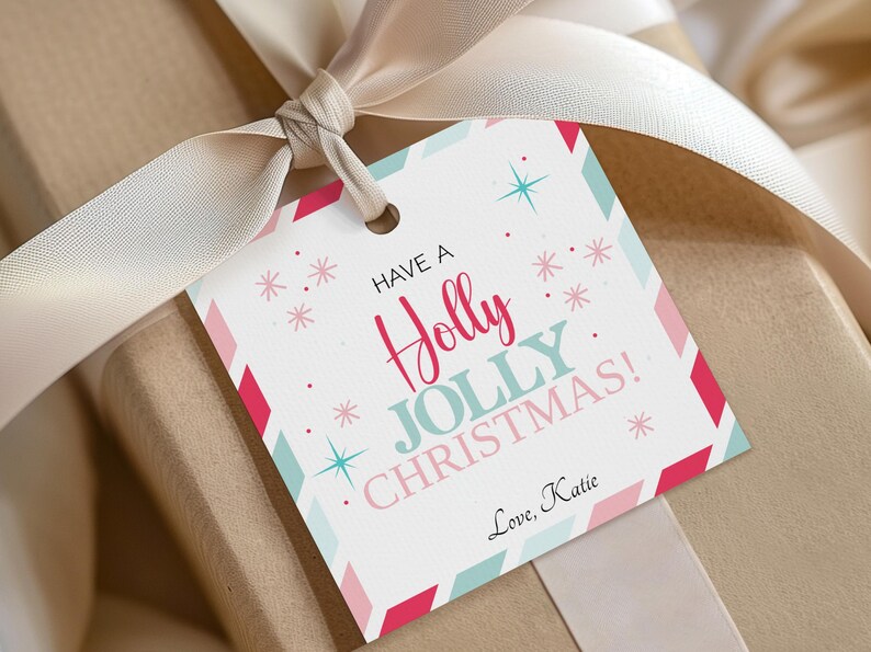 Christmas Favor Tags, Printable Christmas Gift Tags, Holiday Gift Tags ...