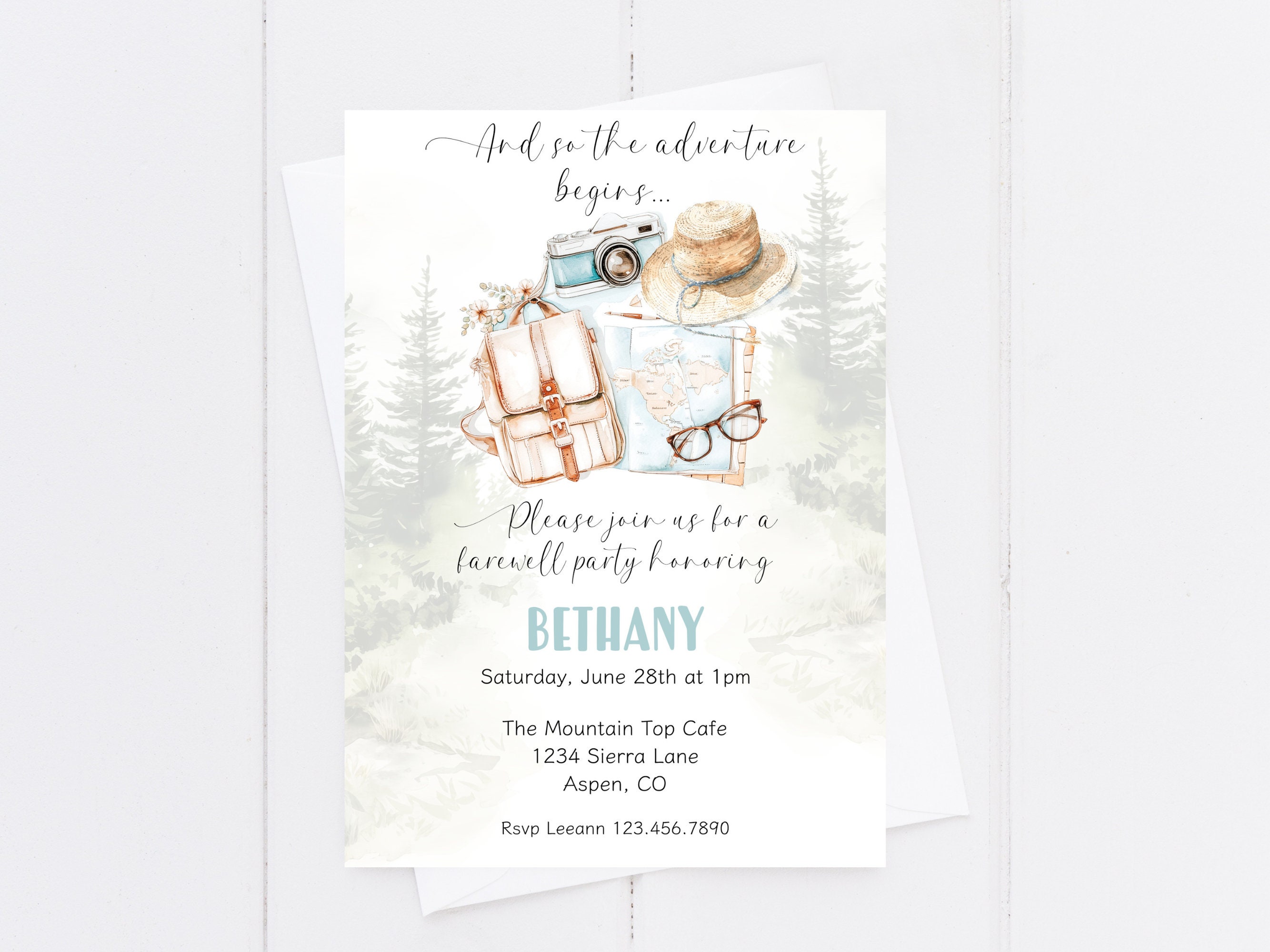 Farewell Party Invitation, Going Away Party Printable Invitation ...