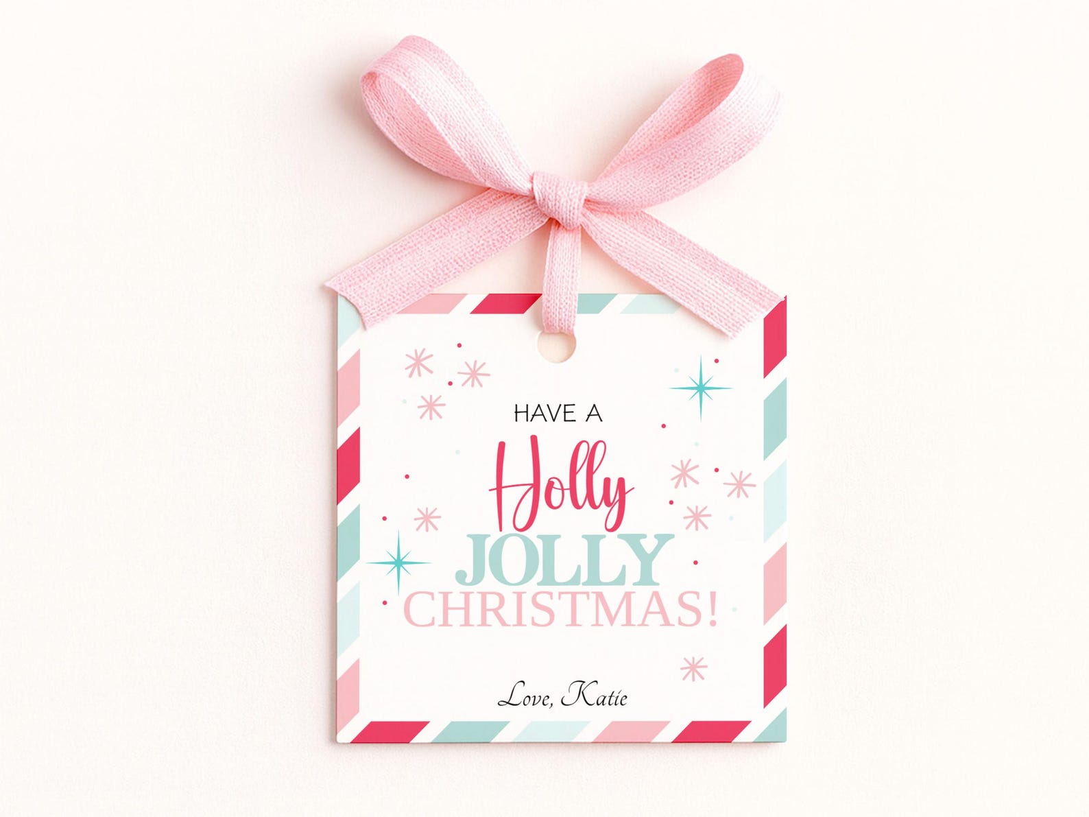 Christmas Favor Tags, Printable Christmas Gift Tags, Holiday Gift Tags ...