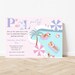 Pool Party Bridal Shower Invite, Editable Summer Pool Party Invitation ...