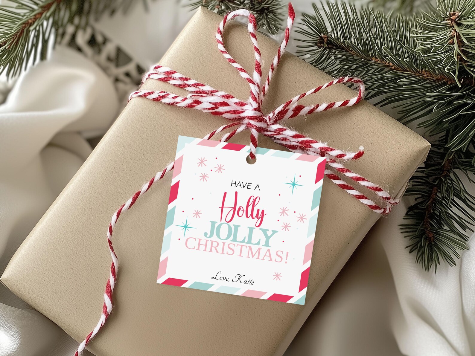 Christmas Favor Tags, Printable Christmas Gift Tags, Holiday Gift Tags ...