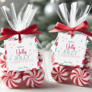 Christmas Favor Tags, Printable Christmas Gift Tags, Holiday Gift Tags ...