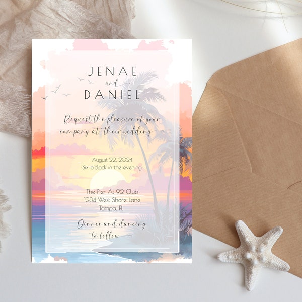 Sunset Wedding - Etsy