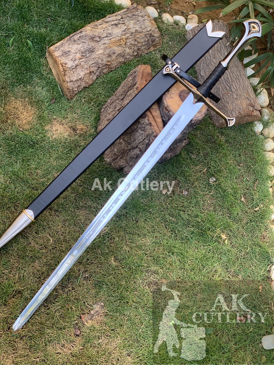 Lord of the Ring King Aragorn Ranger Replica Sword hand Made - Etsy