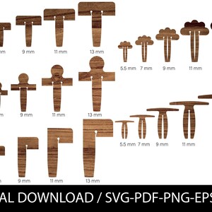 Glowforge Pins Bundle, Honeycomb Pins Svg, Crumb Tray Pin, Laser Cut ...