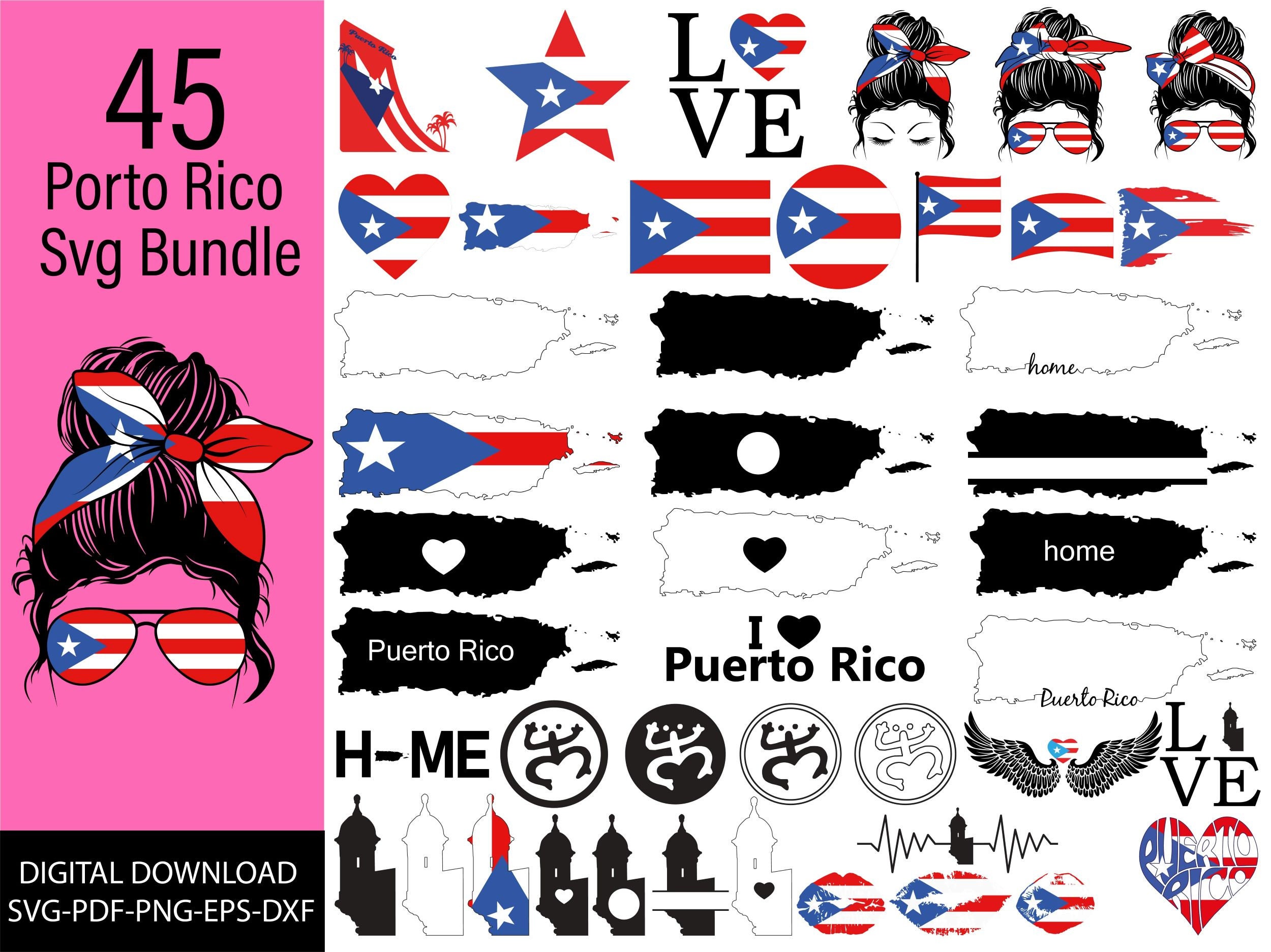 Puerto Rico Svg Latina Svg Cricut Svg Puerto Rico Png - Etsy Canada