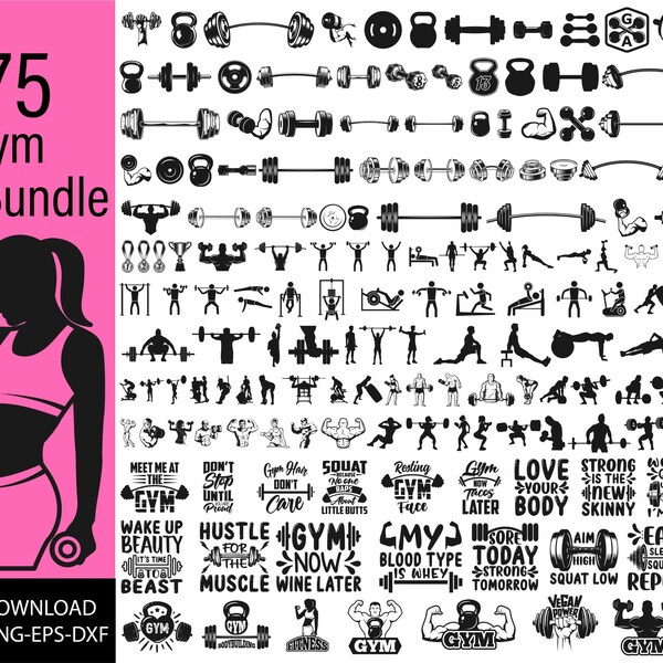 Fitness Svg - Etsy