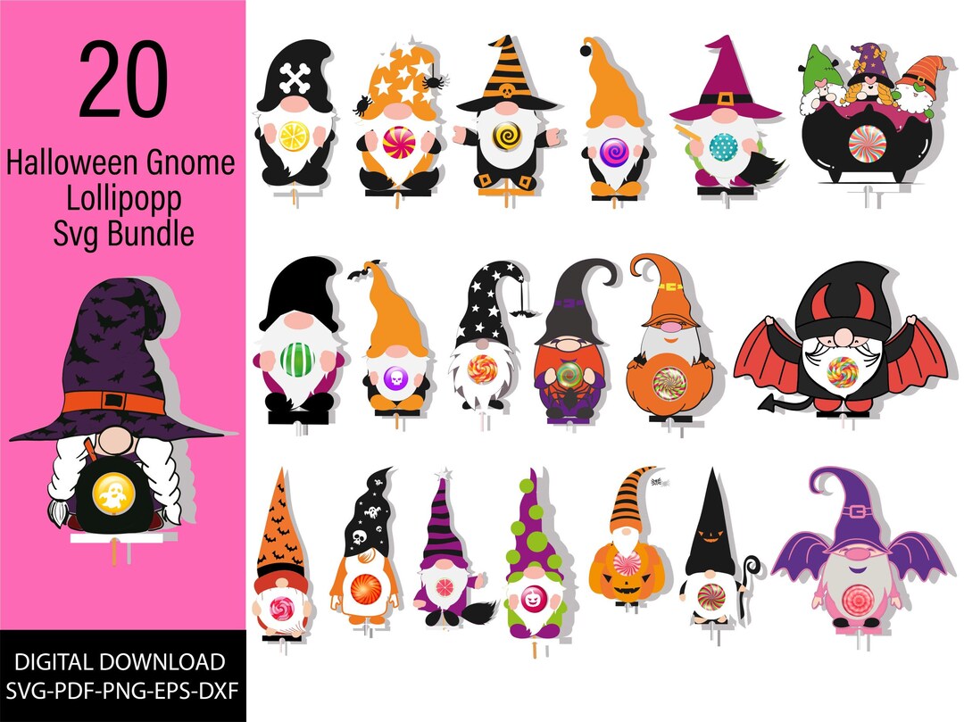 Halloween Lollipop Holder SVG, Layered Lollipop Holder Cut File, Halloween Trick or Treat DIY ...