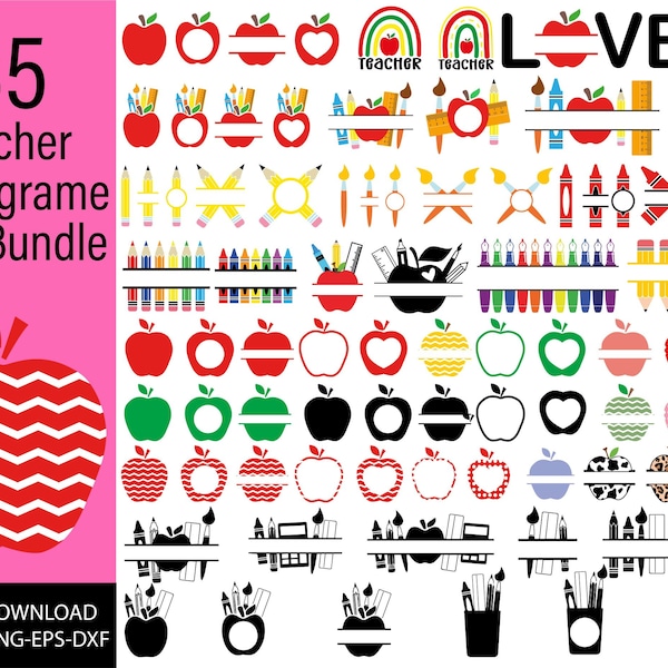 Teacher Monogram - Etsy