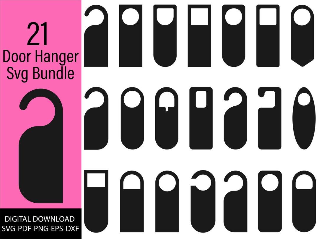Door Hanger Svg, Front Door Hanger Svg, Dxf, Eps, Png, Jpg, Instant ...