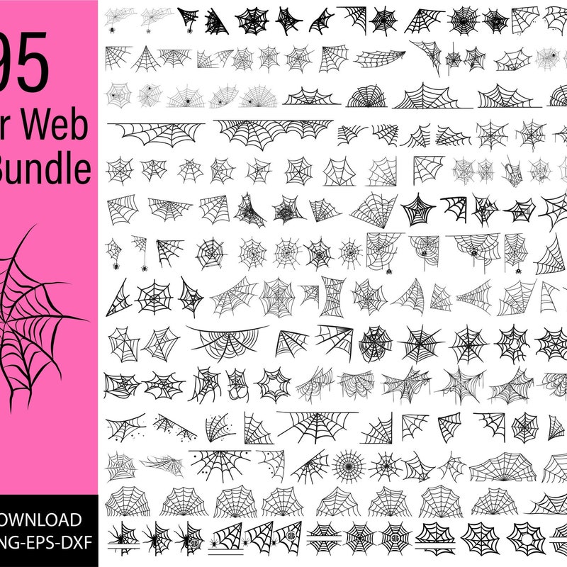 Spider Web Svg - Etsy