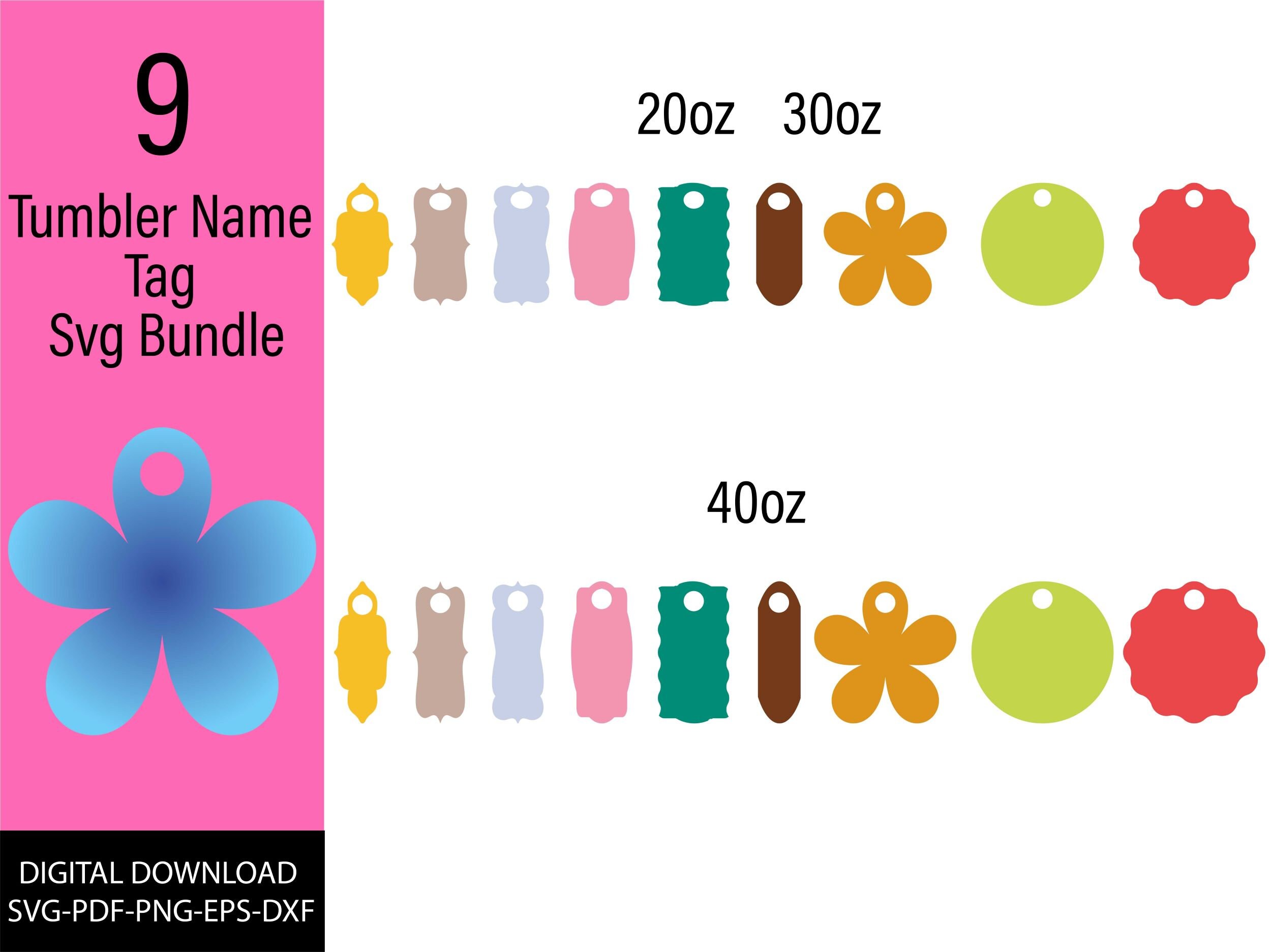 Tumbler Name Tag SVG File H2.0 Version Name Plate SVG File - Etsy UK