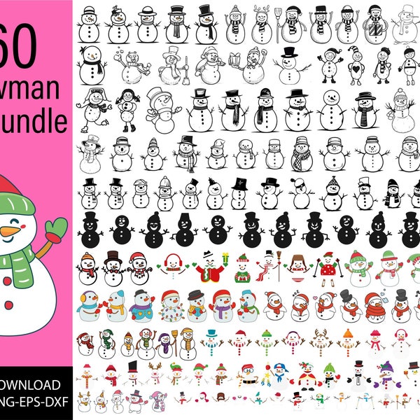 Cute Snowman - Etsy
