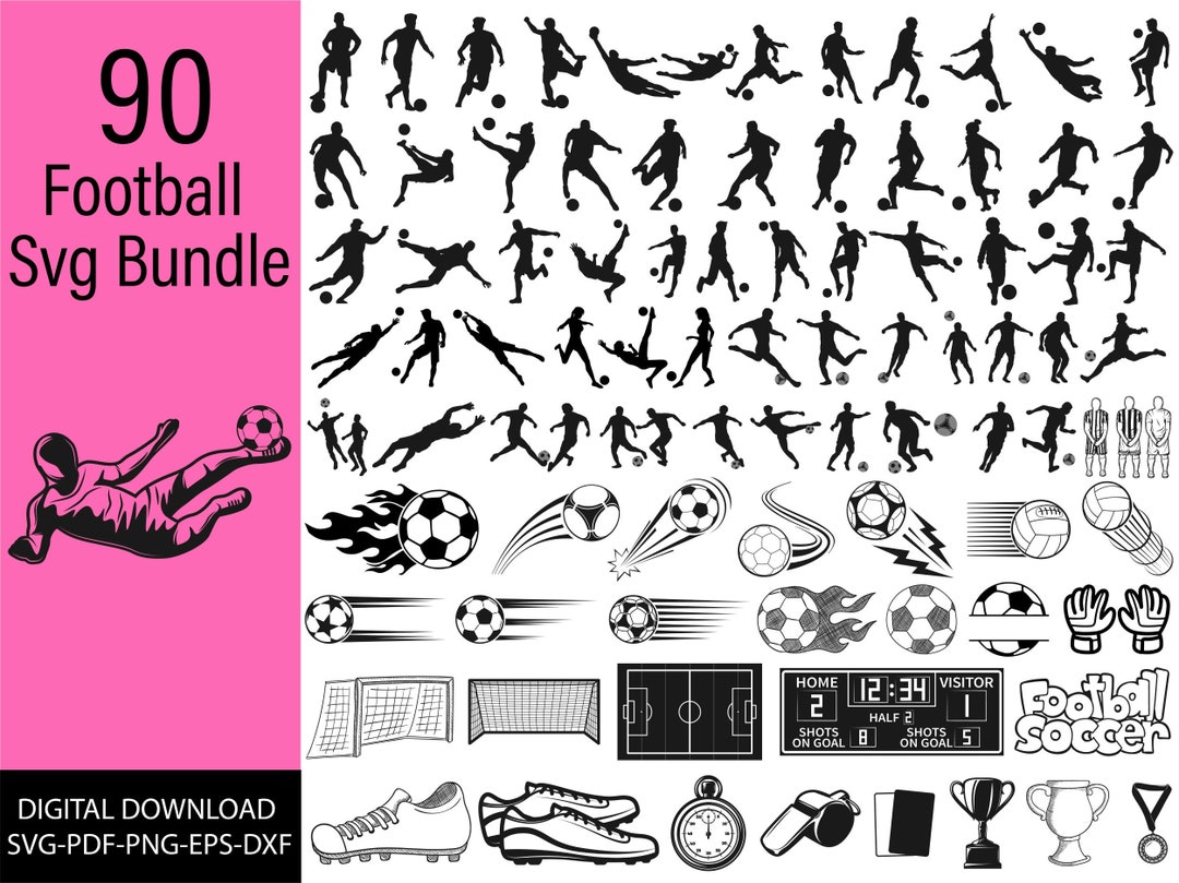 SOCCER Svg Bundle, SOCCER Svg Cut Files Cricut, Soccer Mom Svg Bundle ...