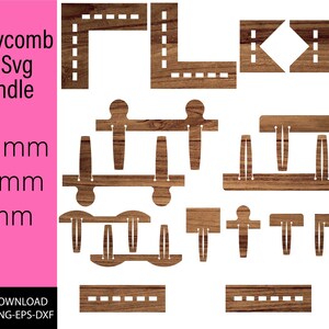 Glowforge Pins Bundle, Honeycomb Pins Svg, Crumb Tray Pin, Laser Cut ...
