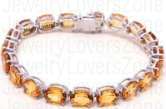 Yellow topaz tennis bracelet store