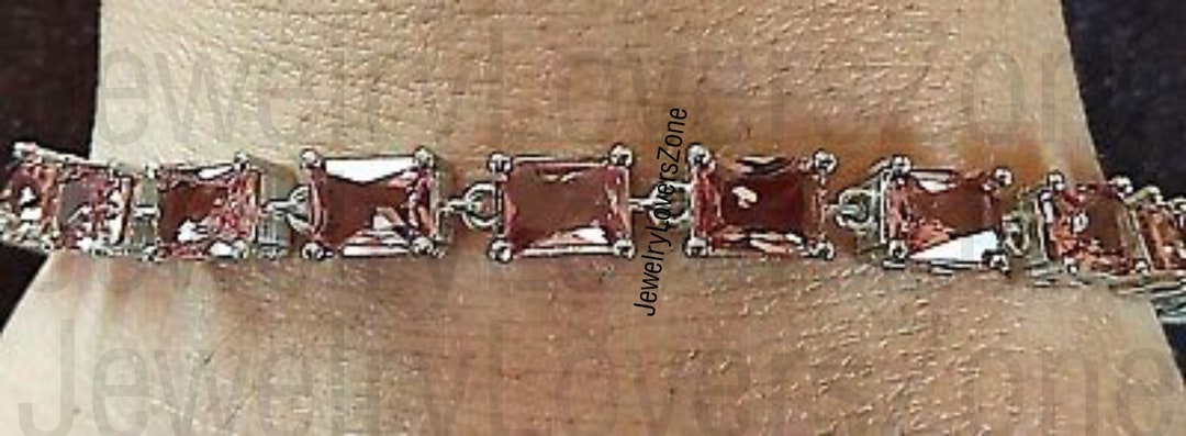 Emerald Cut Zultanite Gemstone Silver Bracelet, Gemstone Changes Color ...