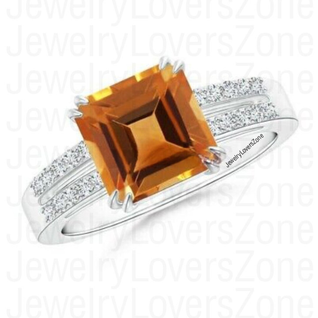Golden Topaz Jewelry-yellow Topaz Ring-vintage Ring-birthstone Topaz ...