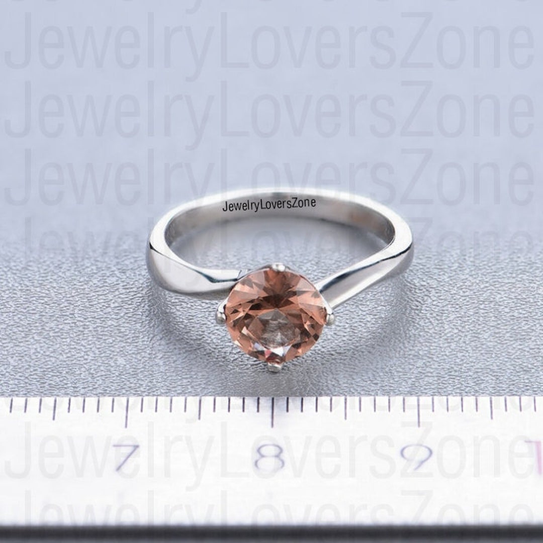 Minimalist Zultanite Ring, Sterling Silver Created Zultanite Ring ...