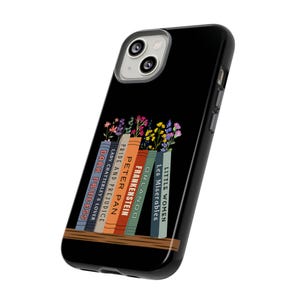 Bookish Tough Cases, Custom Books Phone Case, Personalized Bookshelf ...