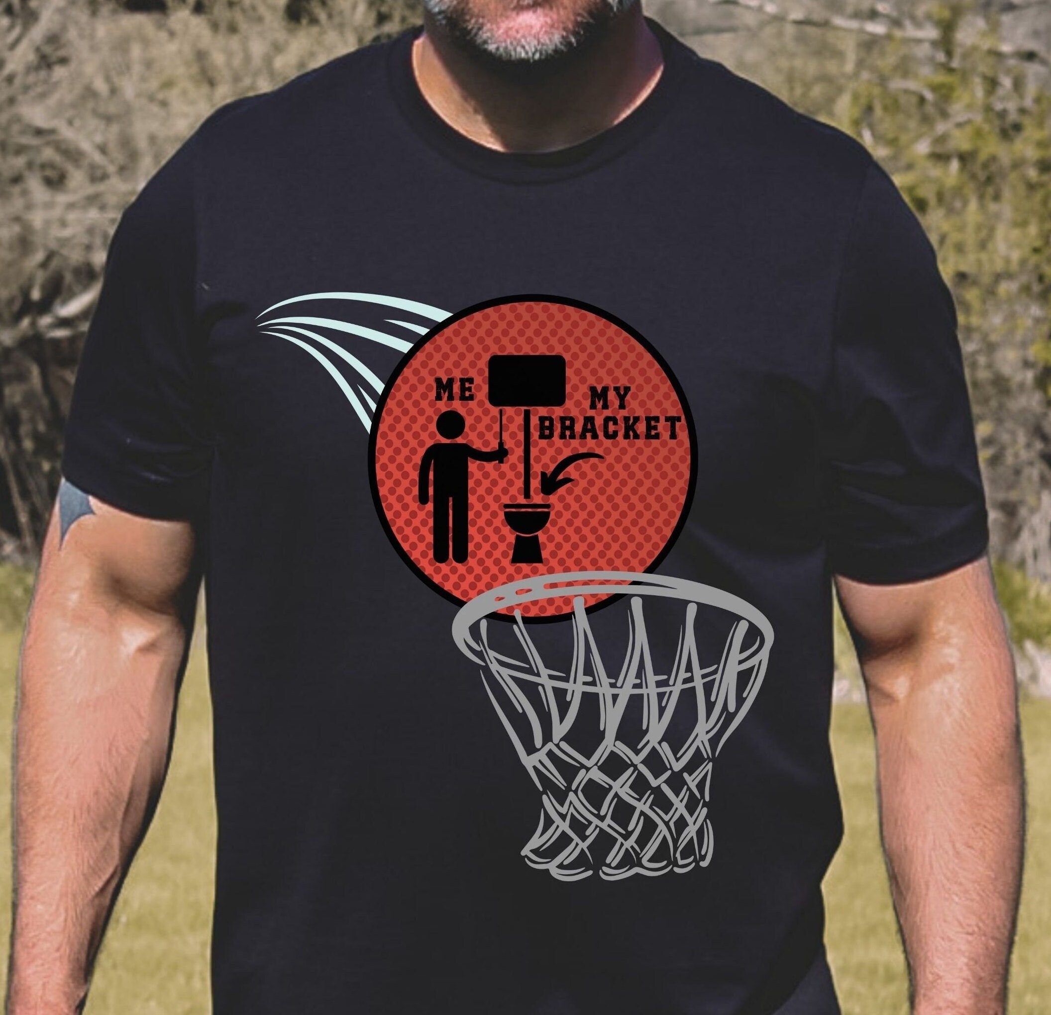 Funny March Basketball Tournament Tee, Madness College Brackets Shirt ...