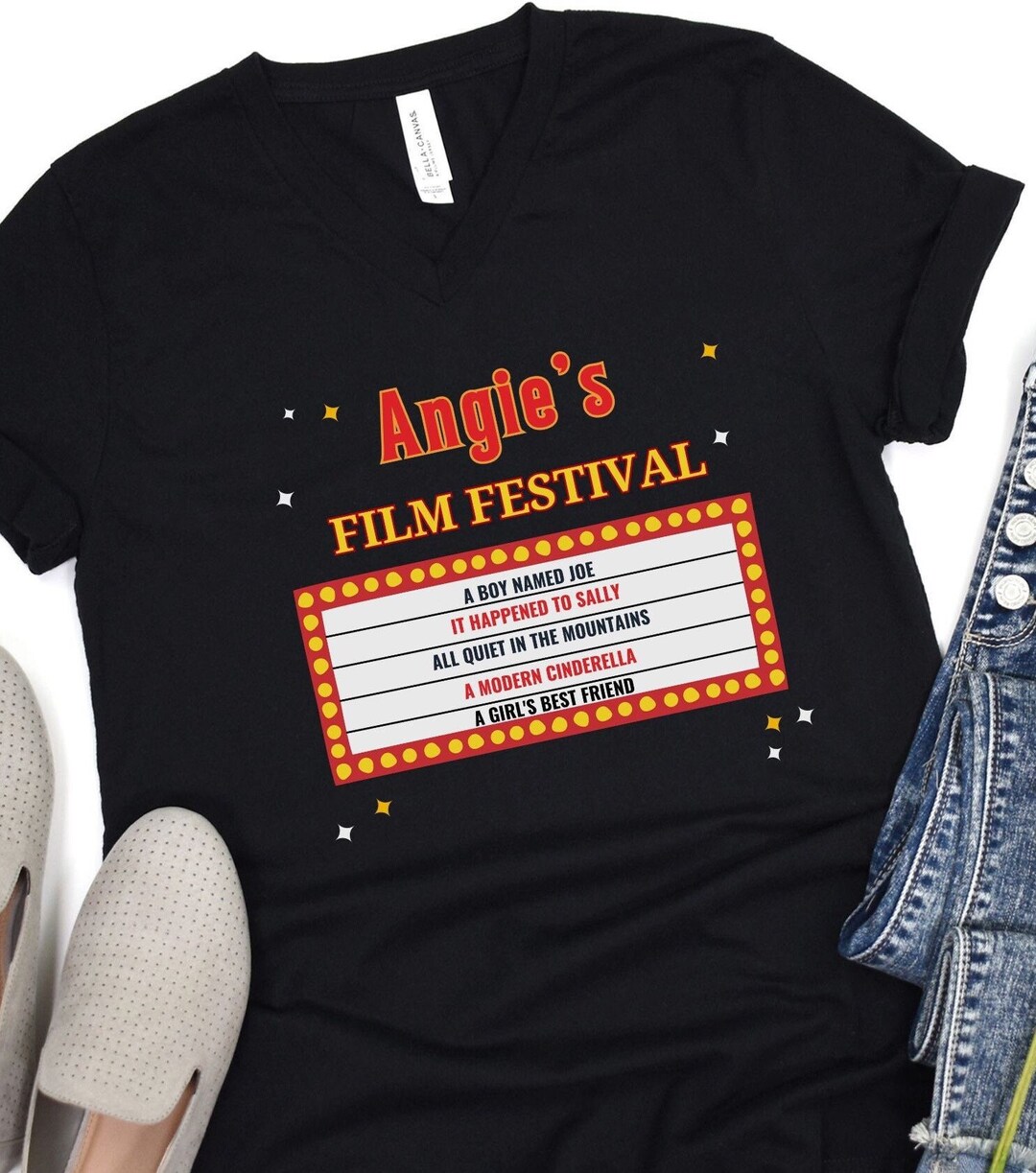 Custom Movie Buff Shirt, Creative Personalized Gift for Movie Fans ...