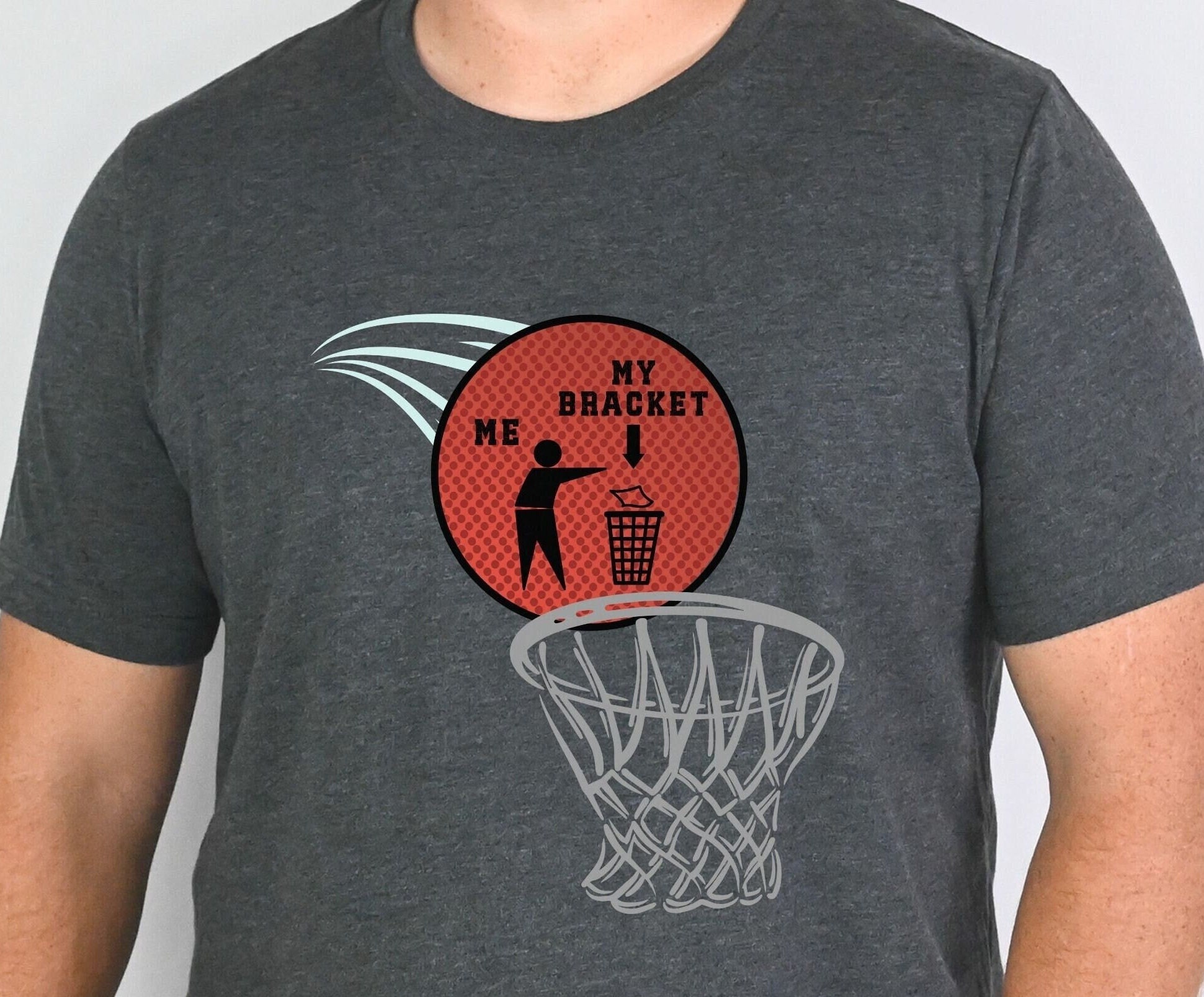 Basketball Tournament Bracket Shirt - March Brackets Tee College ...