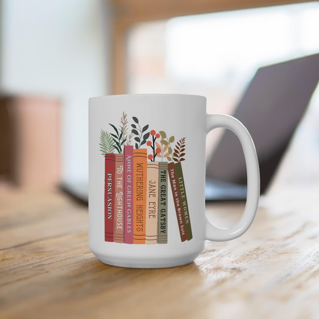 Custom Favorite Books Coffee Mug: Book Lover Gift - Etsy