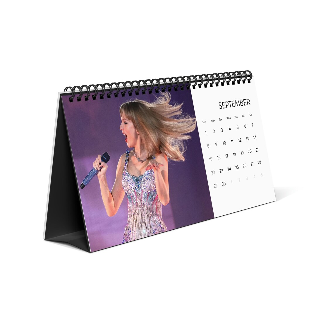 TAYLOR SWIFT Swiftie Fan Concert Photo Desktop Calendar 2024, Best ...