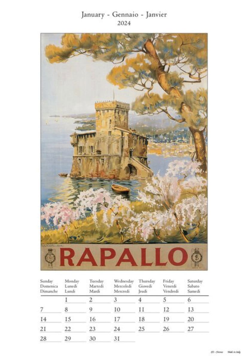 2024 Calendar Italian Riviera Destinations Size: 9.5 X 13.5 - Etsy ...