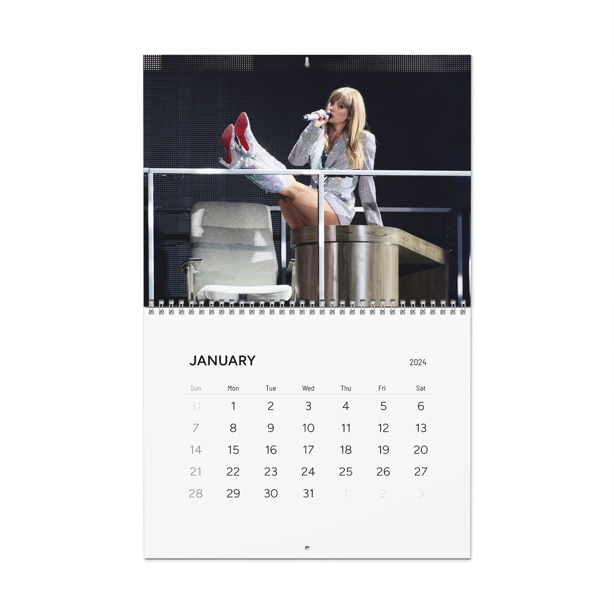 Taylor The Eras Tour 2024 Calendar sold by Shady Leontyne | SKU 4612102 ...