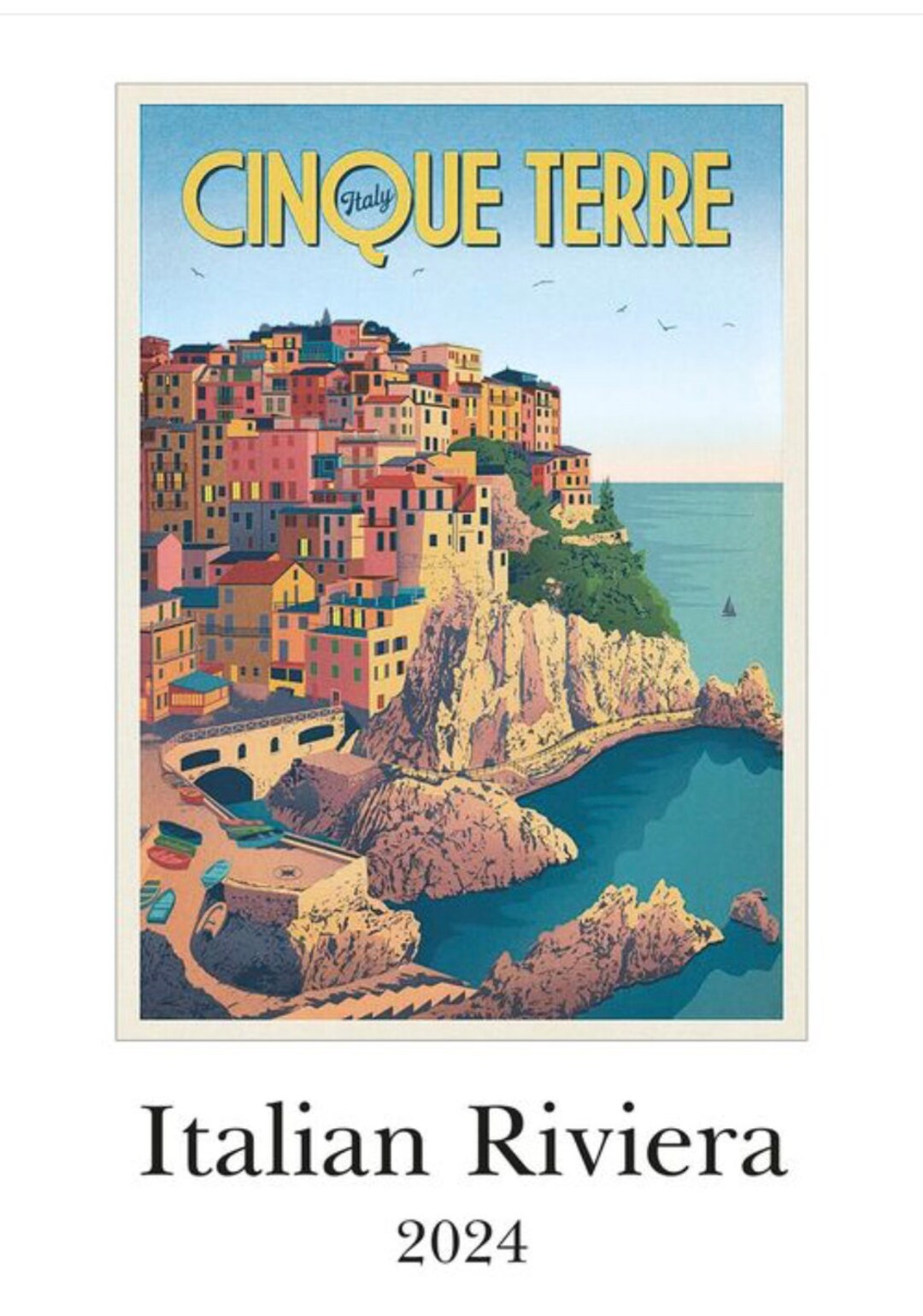 2024 Calendar Italian Riviera Destinations Size: 9.5 X 13.5 - Etsy ...