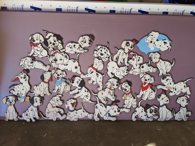 101 Dalmatians Christmas Yard Art Set - Etsy