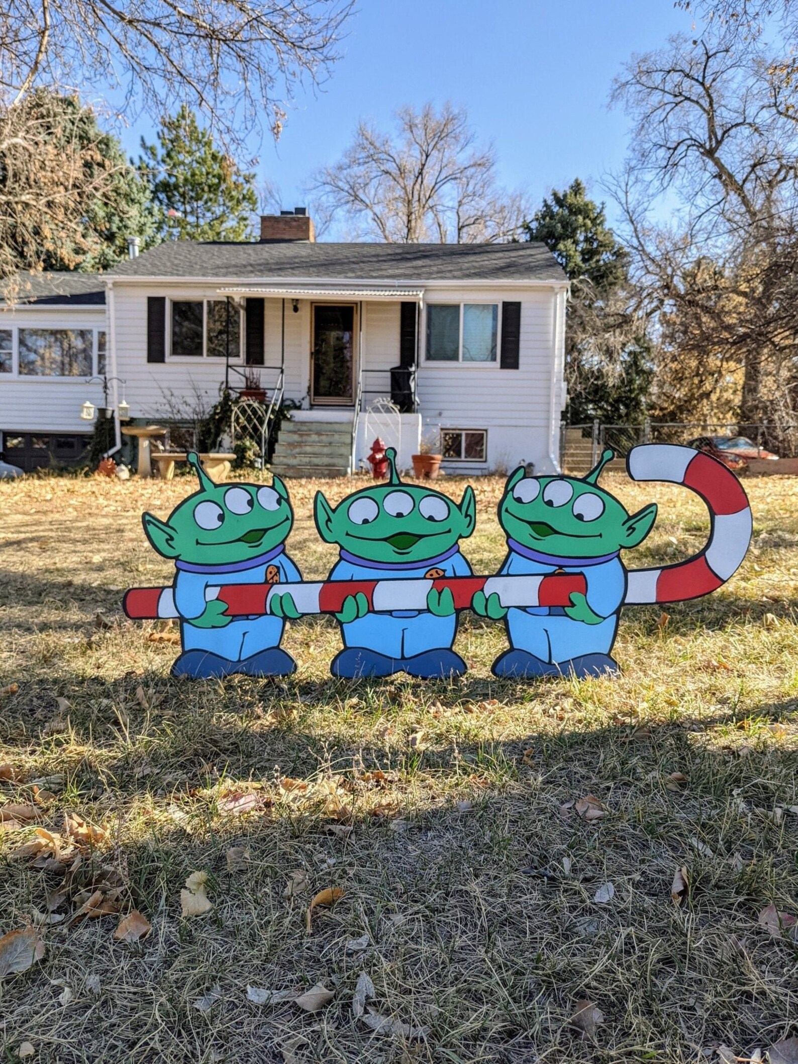 Toy Story Christmas Celebration Yard Art Set, Christmas Decor ...