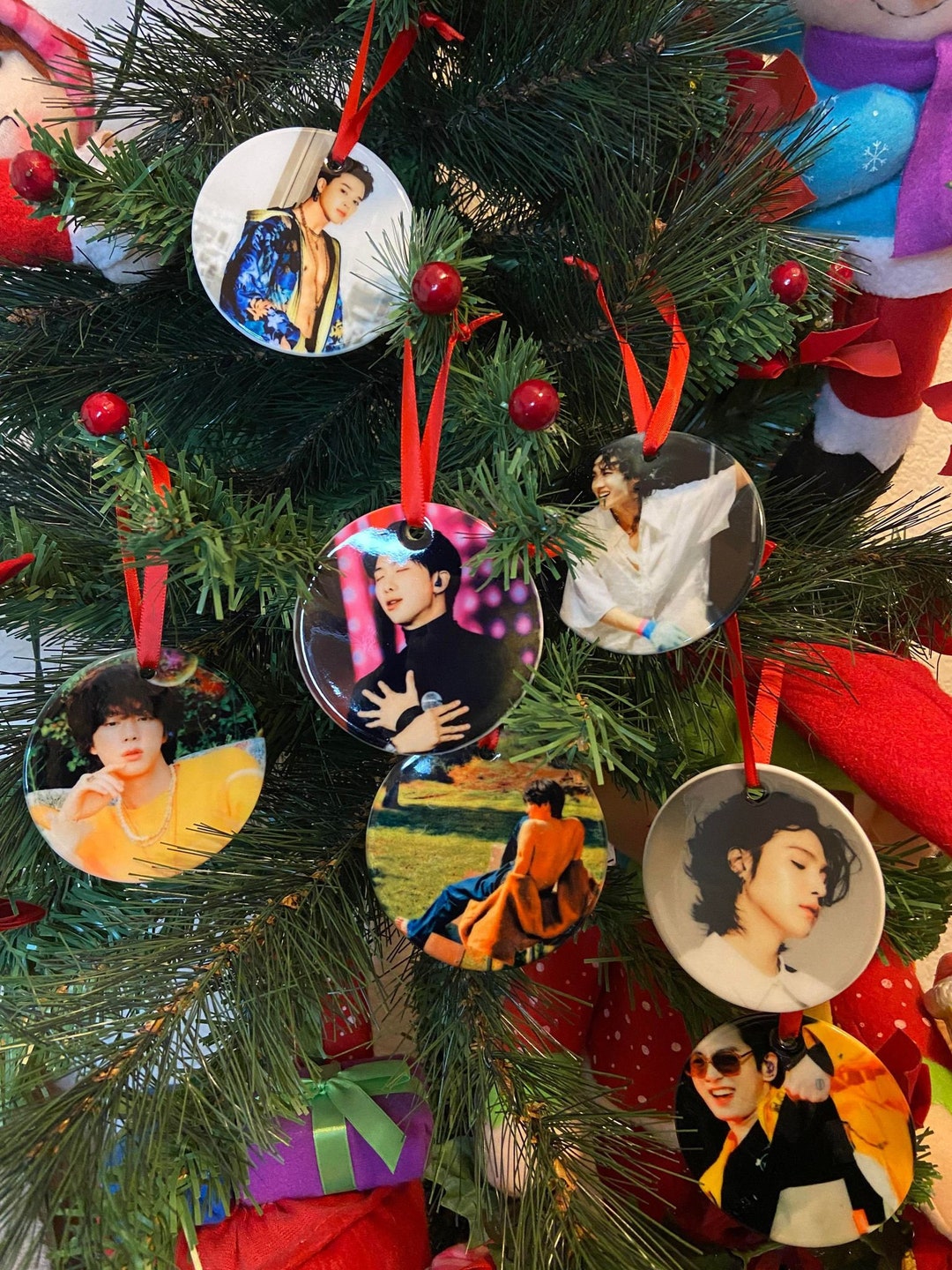BTS Inspired Ornaments, BTS Army Gifts, Christmas Gifts - Etsy