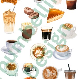 35+ Pinterest Inspired Aesthetic Stickers| Downtown Girl| Coffee Shop ...