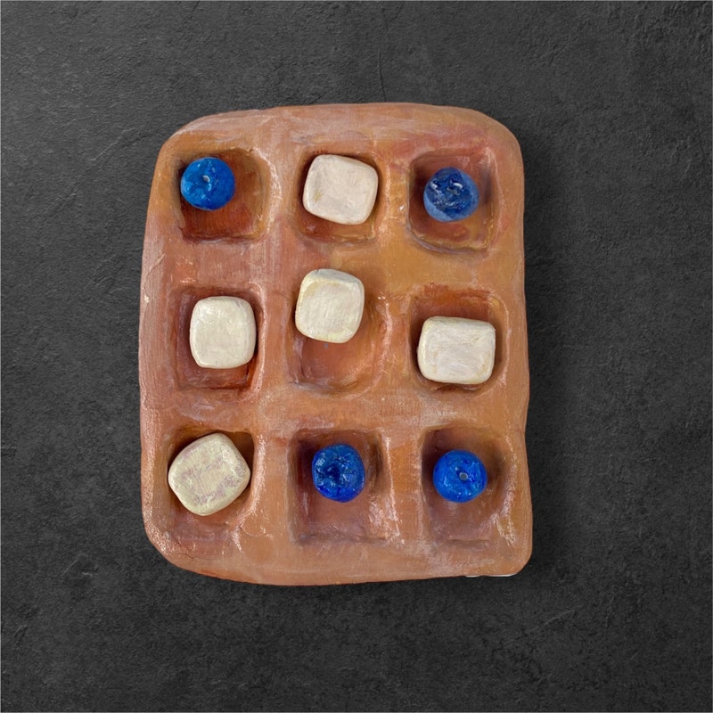 Clay Tic Tac Toe Board - Etsy