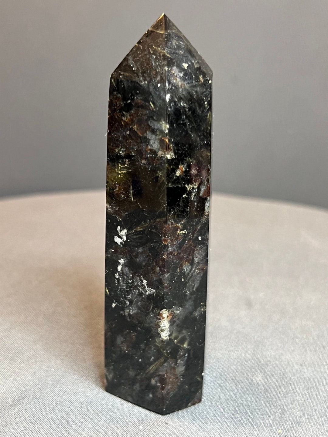 Astrophyllite Crystal / Fireworks Crystal Point 2 / Natural Crystal ...