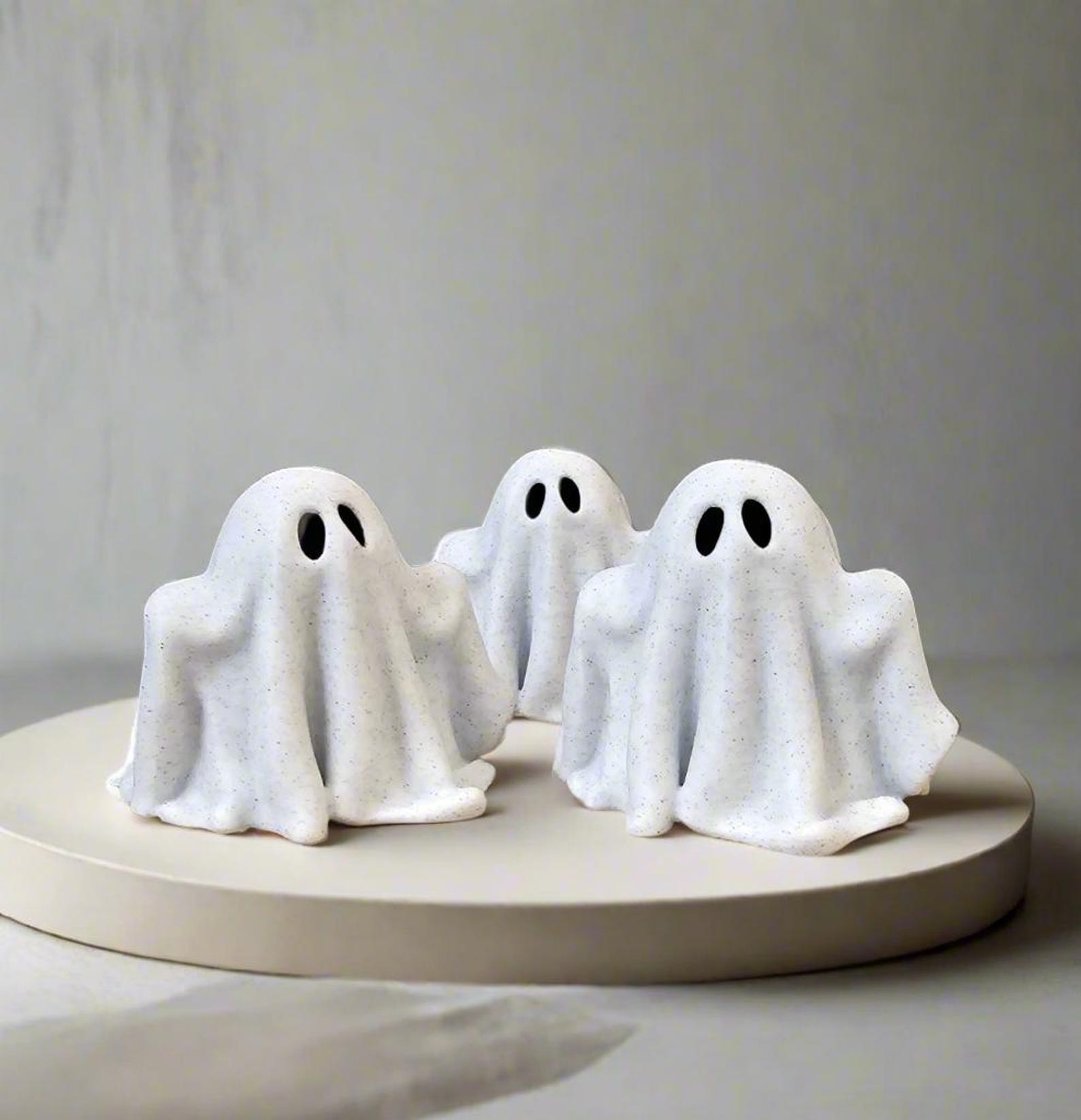 Small Elegant Ghost - Minimalist Halloween Decor, 3D Printed Spooky ...