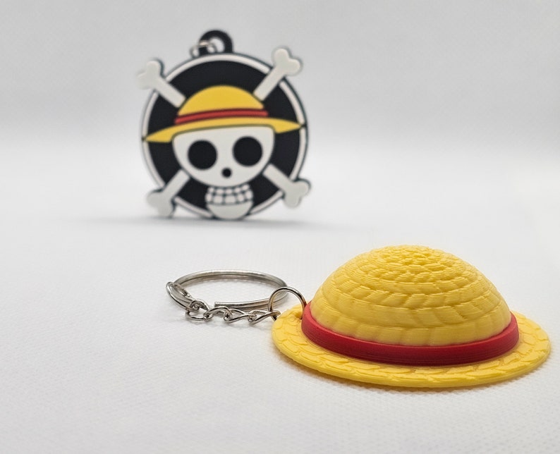 One Piece Monkey D Luffy Keychain Set Manga Inspired 2 Pack Anime Fan ...