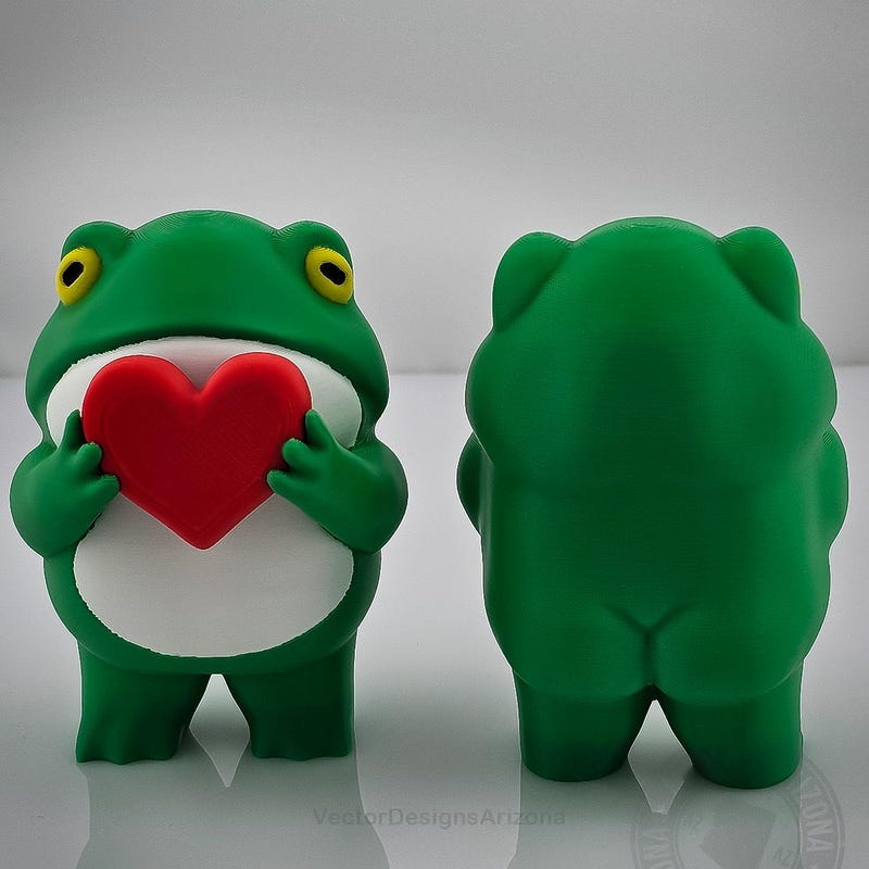 Cute Little Frog Figure - Etsy