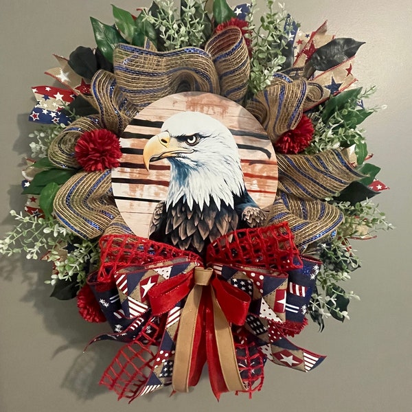 Eagle Wreath - Etsy