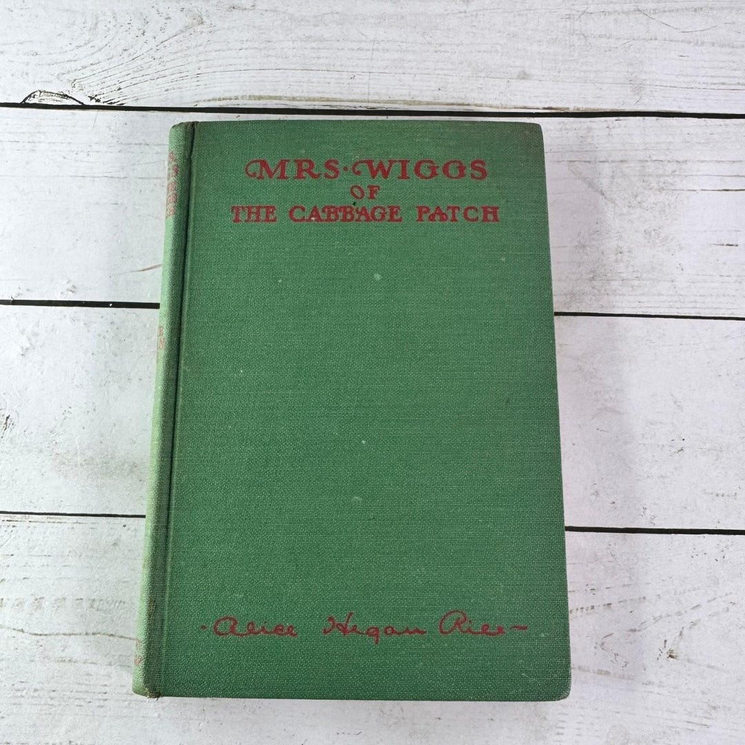 Mrs. Wiggs of the Cabbage Patch Alice Hegan Rice 1928 Grosset & Dunlap ...