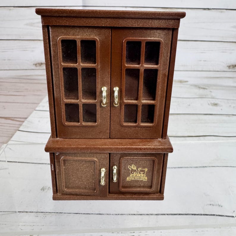Bandai Maple Town Story 1985 Dining Room China Cabinet Hutch Desk ...