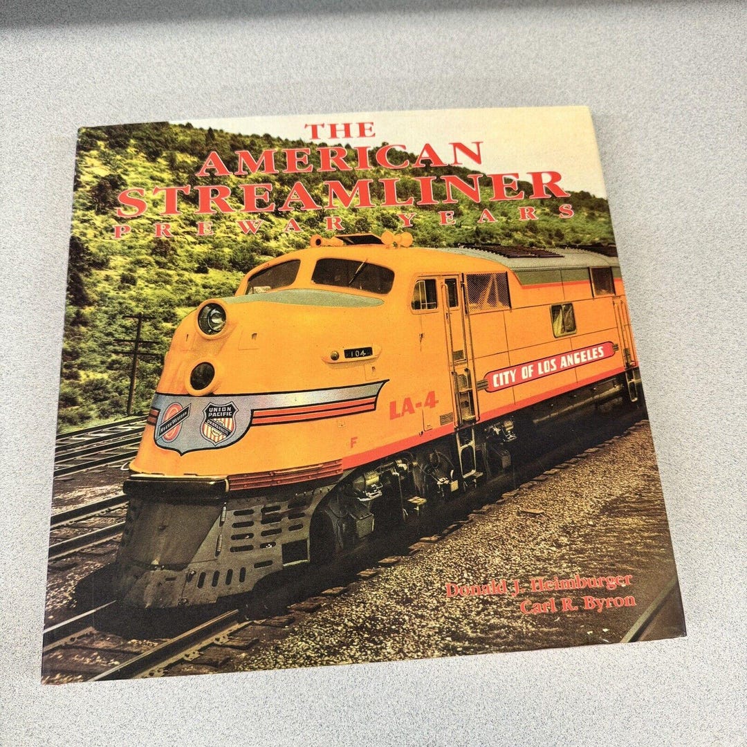 The American Streamliner Prewar Years by Heimburger & Byron HC 1st Ed ...