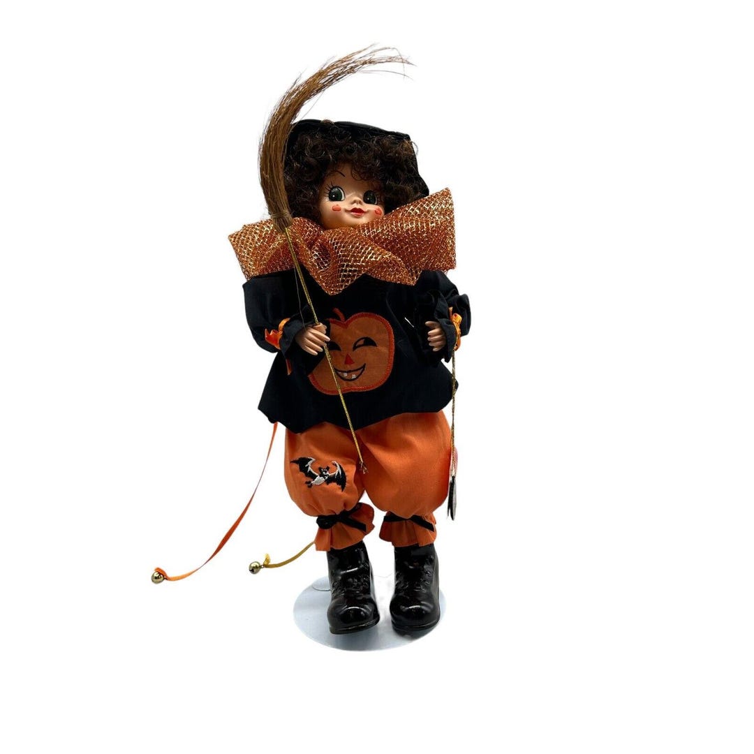 Brinn's October Calendar Clown Figurine 1986 Vintage Halloween Trick or ...