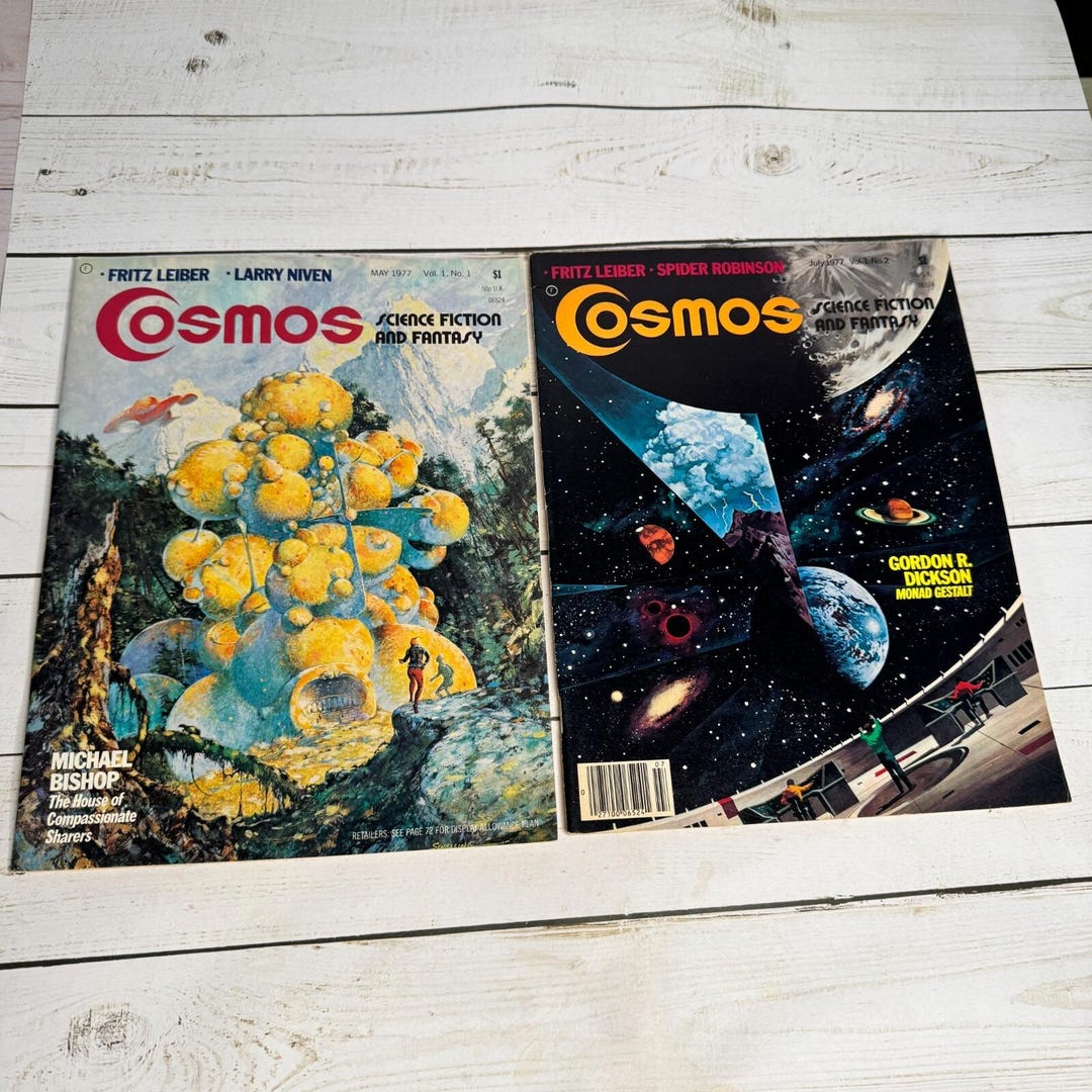Cosmos Science Fiction and Fantasy Magazine Volume 1-2 Larry Niven ...