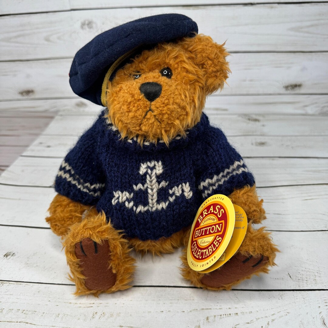 Tango Bear Brass Button Collectibles 1997 10” Plush Sailor Outfit ...